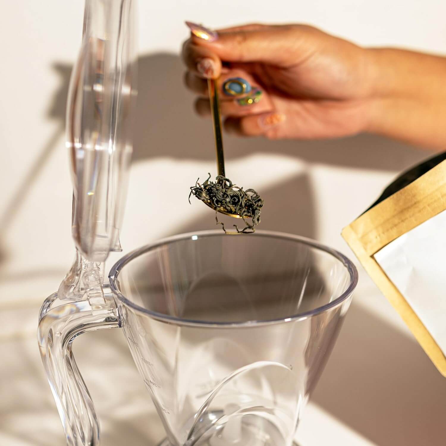 Bottom Dripper Plastic Handy Brew Loose Leaf Perfect Tea Steeper tea ...